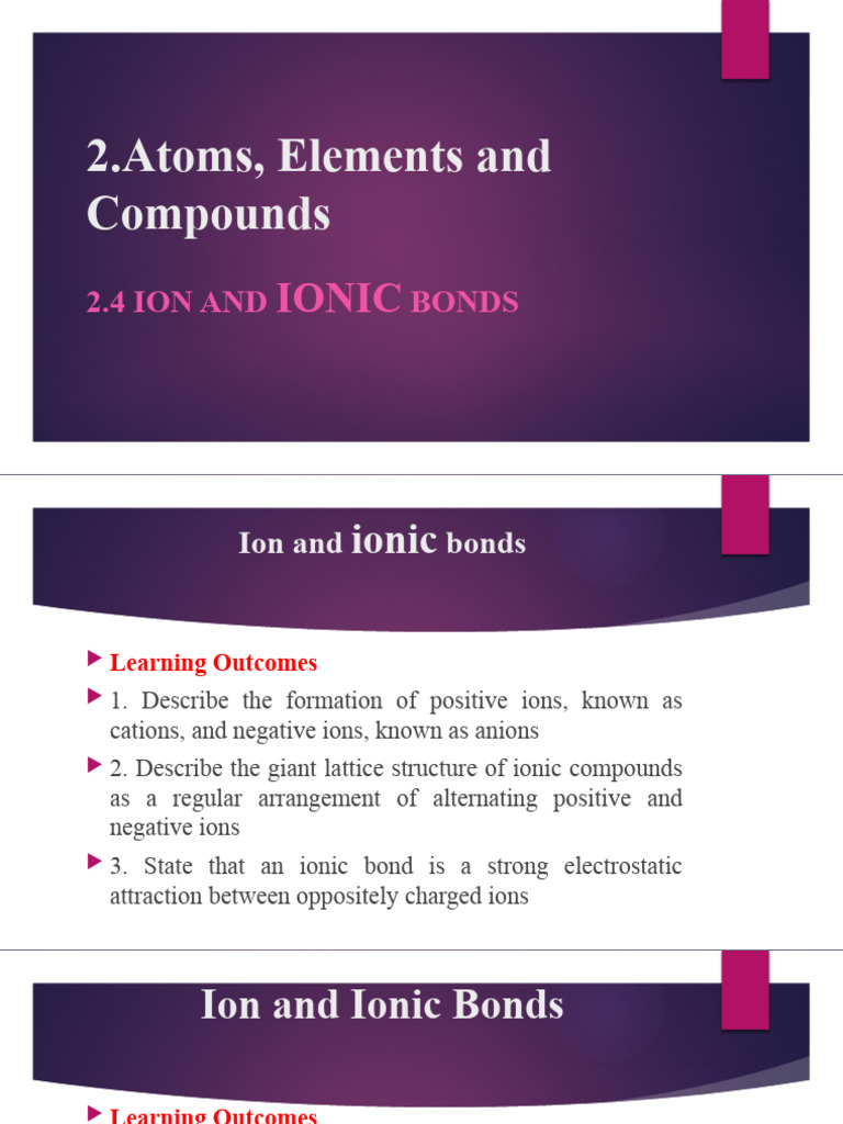 Ionic and Covalent Bonding | PDF | Ion | Ionic Bonding