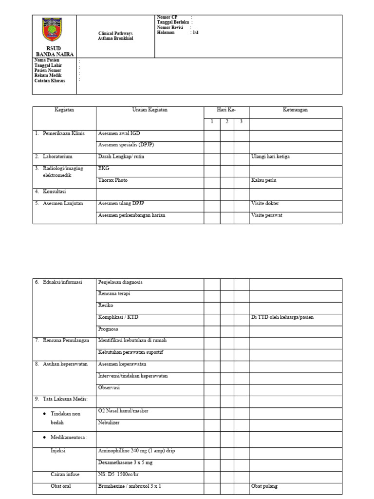 CP Asma Bronkhial | PDF