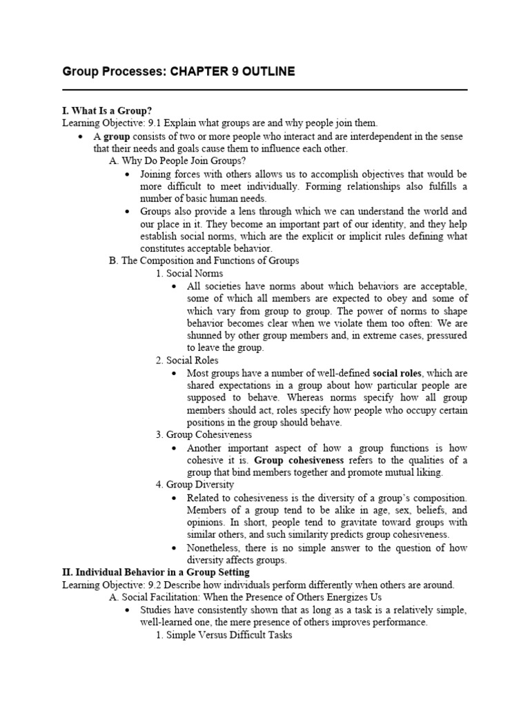 Understanding Group Dynamics | PDF | Leadership | Cognition