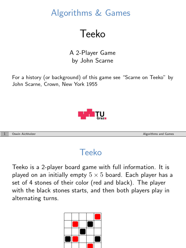 Teeko | PDF | Applied Mathematics
