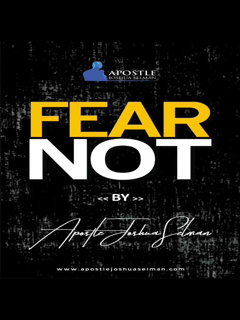 Fear Not - Joshua Selman | PDF