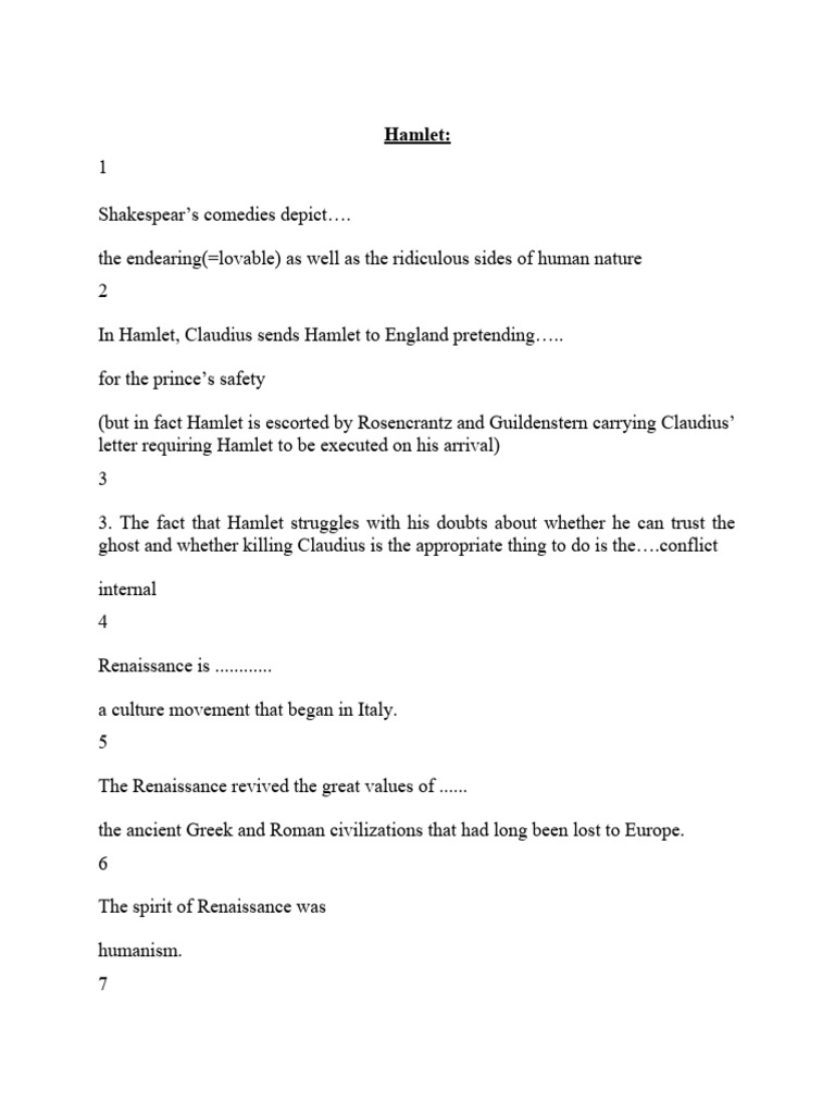 3 Hamlet | Download Free PDF | Hamlet