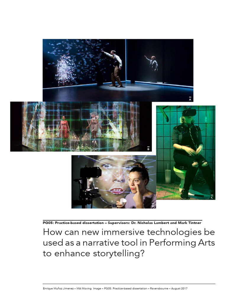 How Can New Immersive Technologies Be Us | PDF | Virtual Reality ...