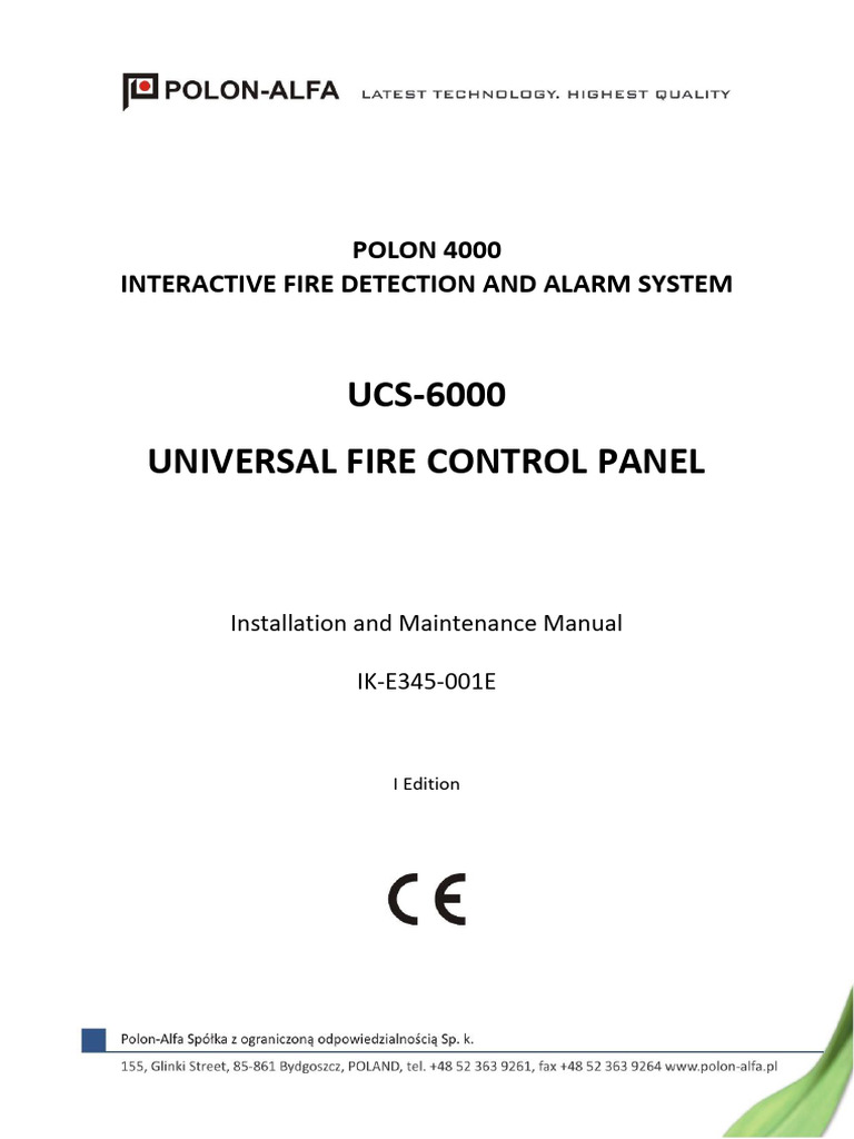 Centrala Desfumare Modulara UCS 6000 | PDF | Fuse (Electrical ...