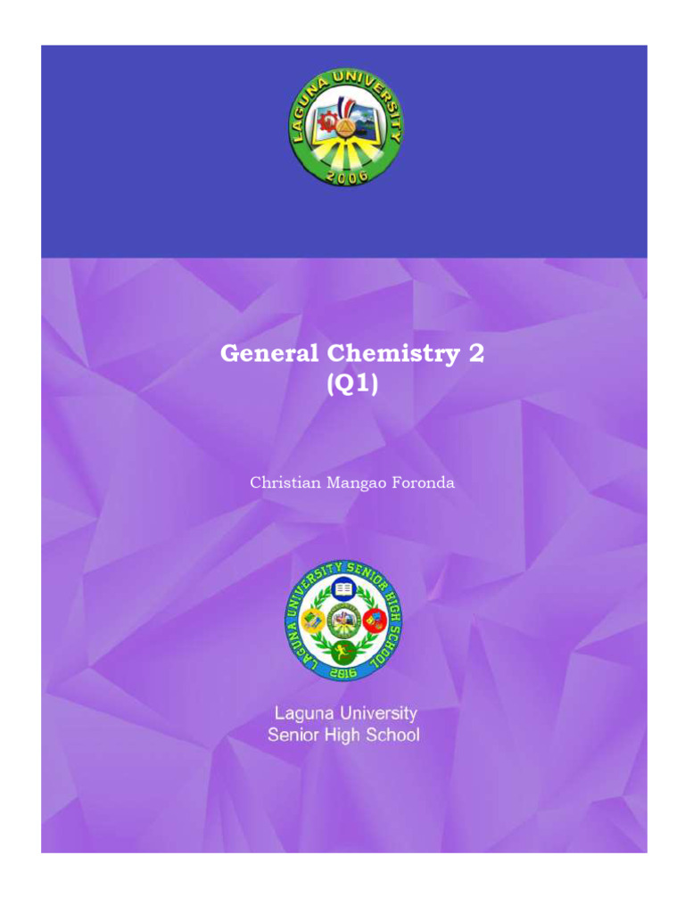 3rd Gen Chem | PDF | Intermolecular Force | Gases