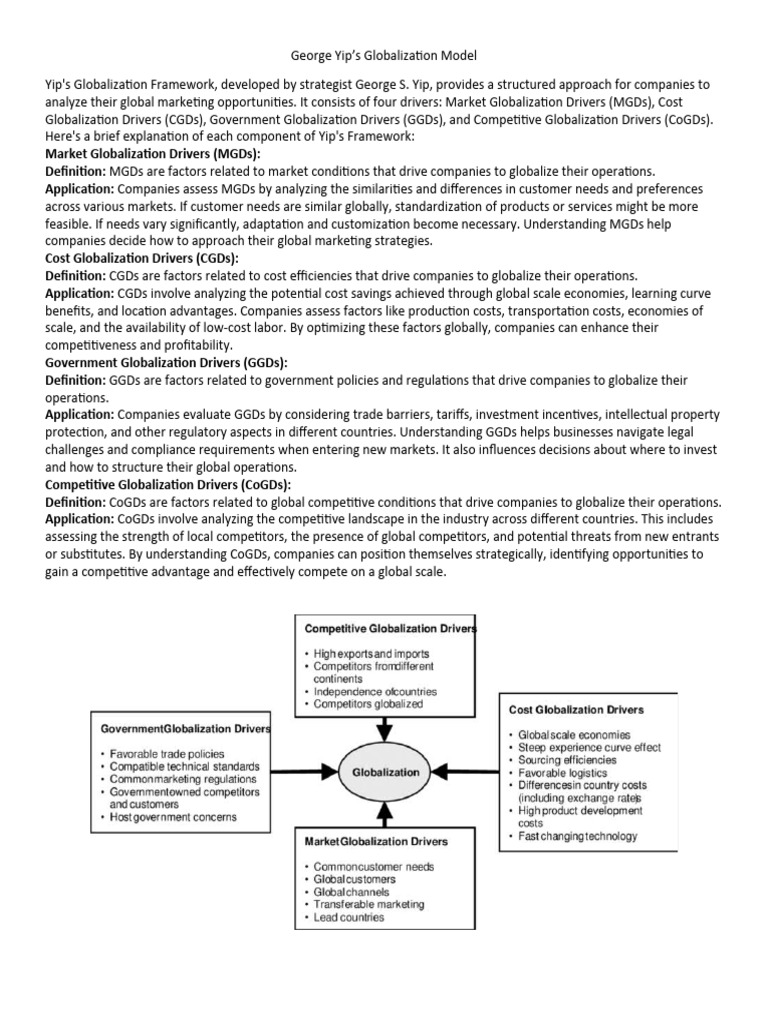 Student Biryani George Yip Model | PDF | Globalization | Market (Economics)