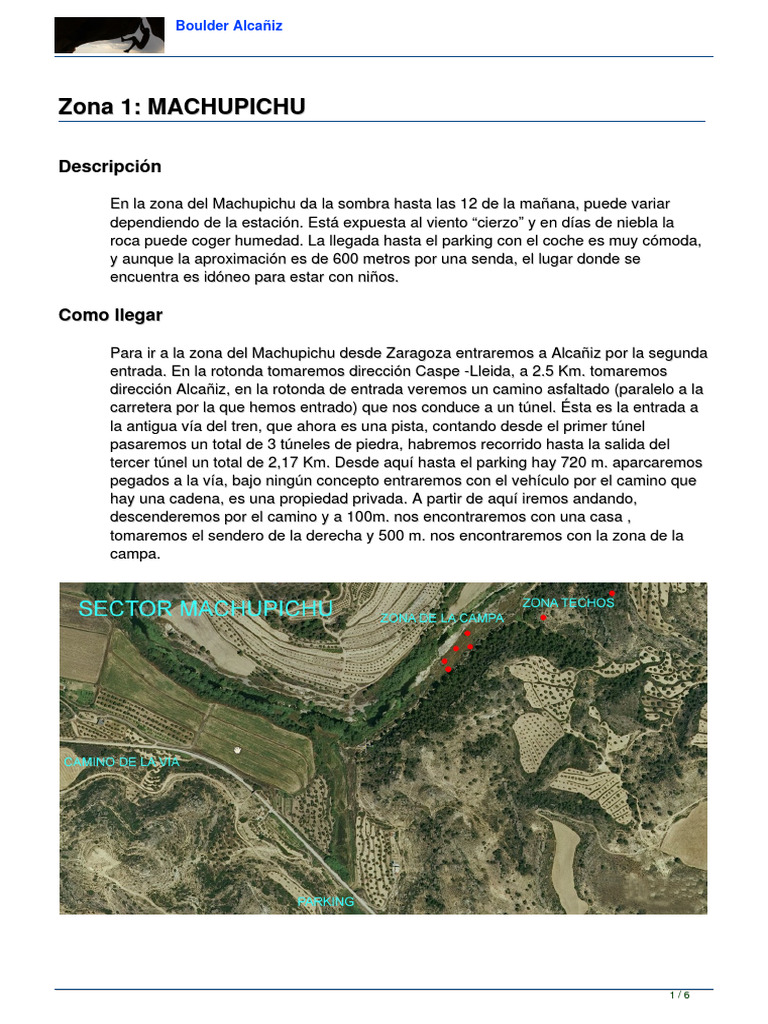 Zona 1 MACHUPICHU | PDF