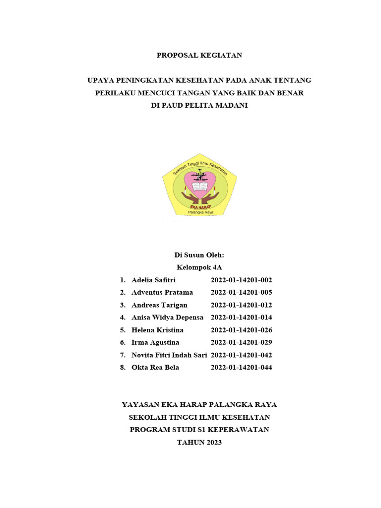 Proposal Kegiatan Kelompok 4a (Promkes) | PDF | Ilmu Sosial | Kesehatan Holistik