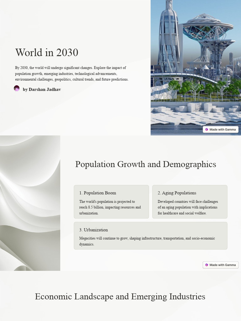 World in 2030 | PDF | Artificial Intelligence | Intelligence (AI ...