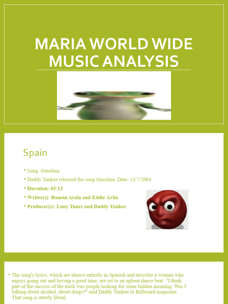 Maria World Wide Music Analysis | PDF | Popular Music | Music Industry