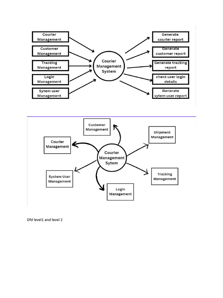 DFD Level1 and Level 2 | PDF