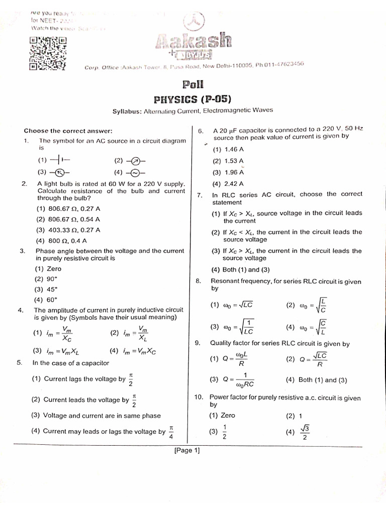 5-Poll Physics | PDF