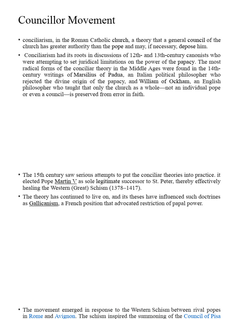 Councillor Movement | PDF