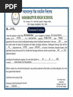 HSC Certificate & Academic Transcript | PDF