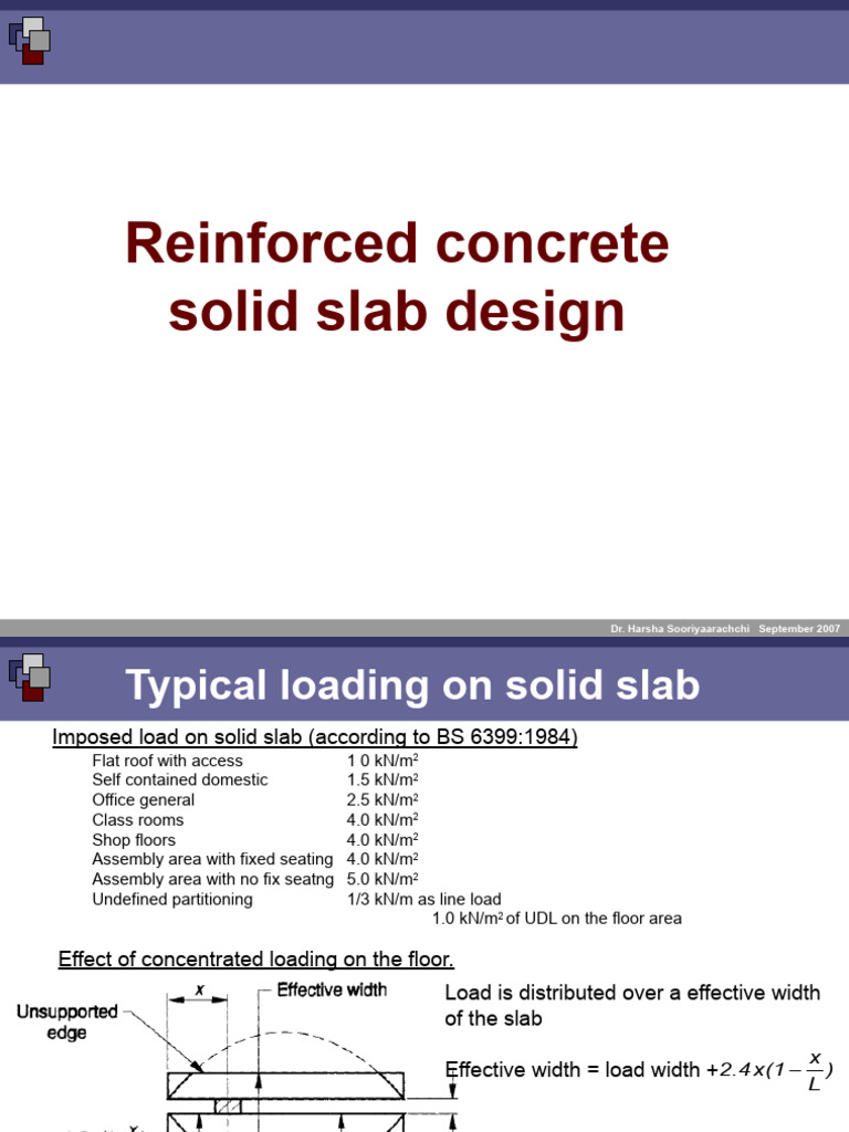 Solid Slabs | PDF | Bending | Beam (Structure)