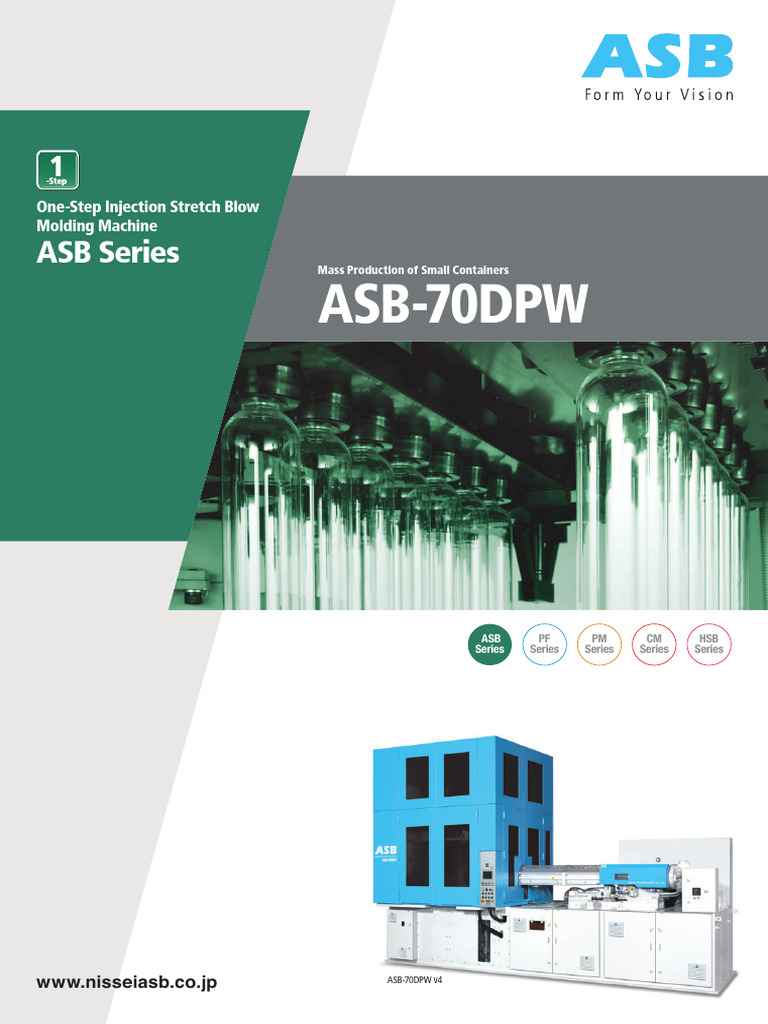 ASB-70DPW Injection Molding Machine Overview | PDF | Pump | Mechanical ...