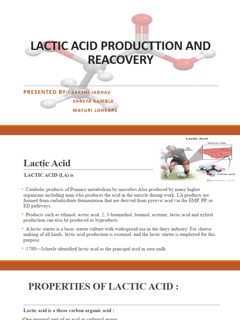 Lactic Acid | PDF | Lactic Acid | Fermentation