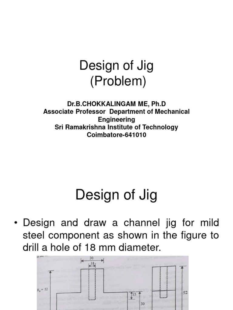 Designof Jig Problems 2 | Download Free PDF | Screw | Engineering Tolerance