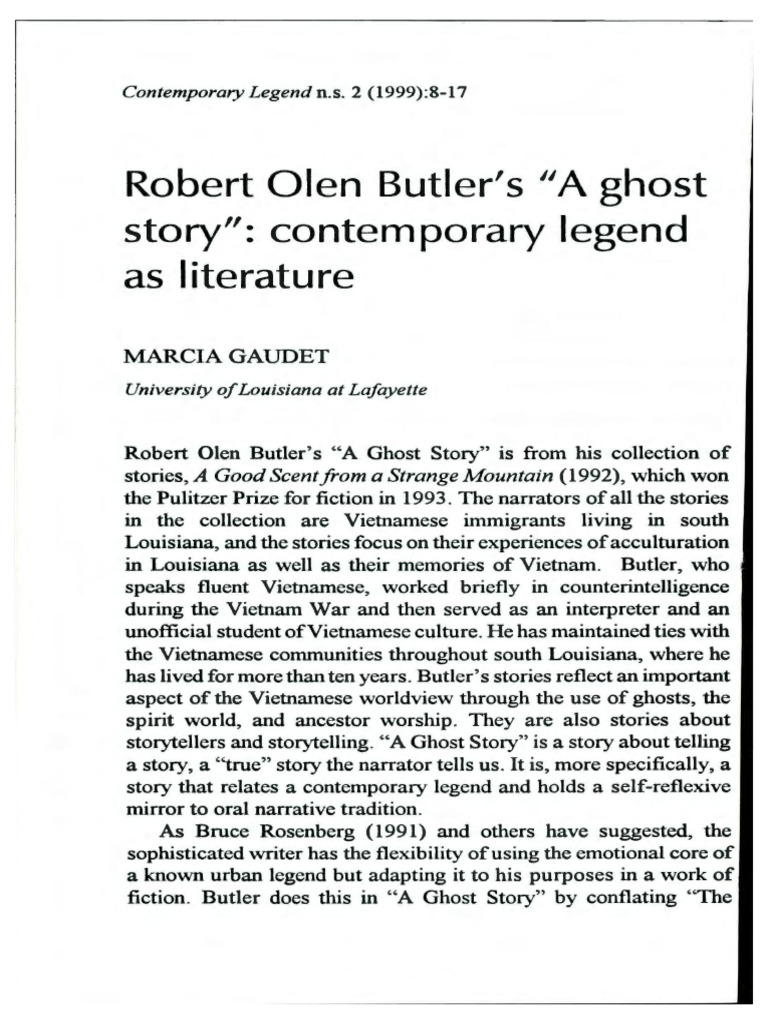A Ghost Story | PDF | Ghosts | Narration