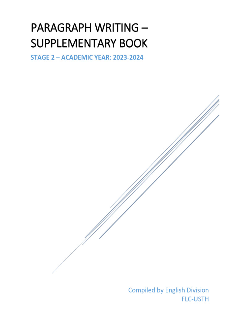 (Book 2) Paragraph Writing - Supplementary Book | PDF | Adverb ...