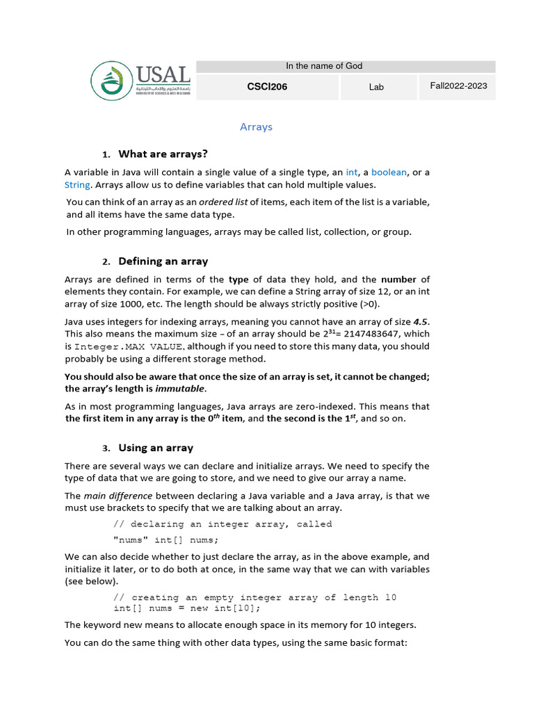 CSCI206 Lab7 | Download Free PDF | Data Type | Integer (Computer Science)