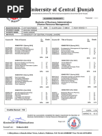 Academic Transcript | PDF | Human Resource Management | Economies