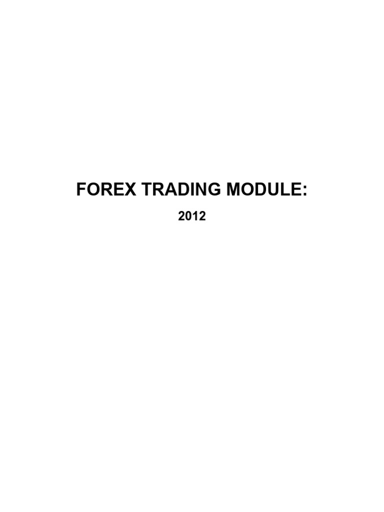 Forex Trading Module | PDF | Foreign Exchange Market | Margin (Finance)