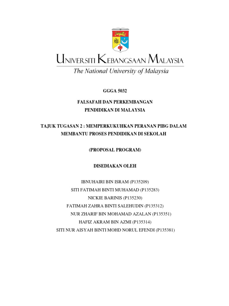 Proposal Program Kumpulan 2 | PDF