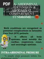 Intra-Abdominal Hypertension and The Abdominal Compartment Syndrome ...