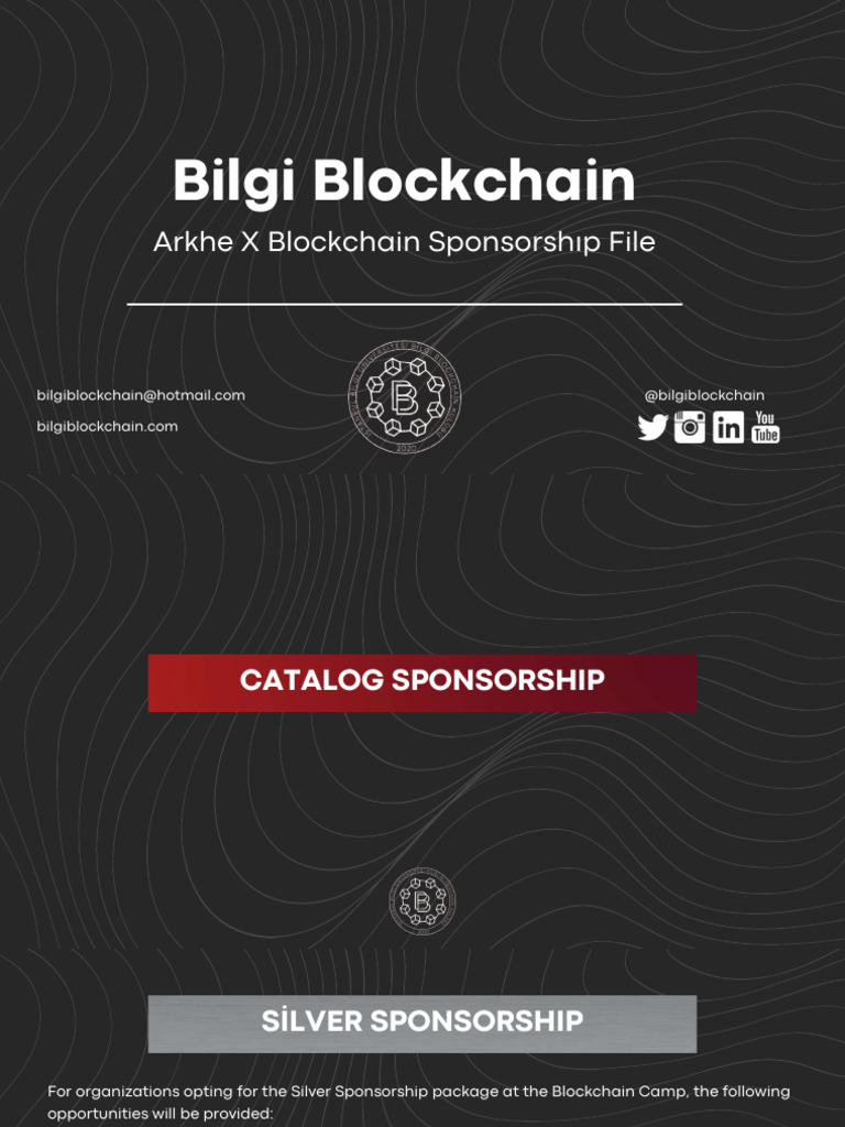 Arkhe X Bilgi Blockchain Sponsorship Slide ENG 2023 | PDF | Computing