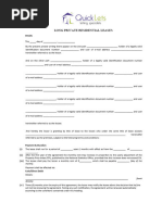 Leaseholder Deed of Certificate Editable Word Version | PDF | Leasehold ...