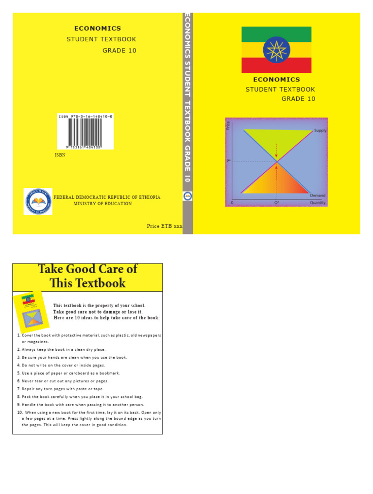 Grade 10 Economics Student Textbook | PDF