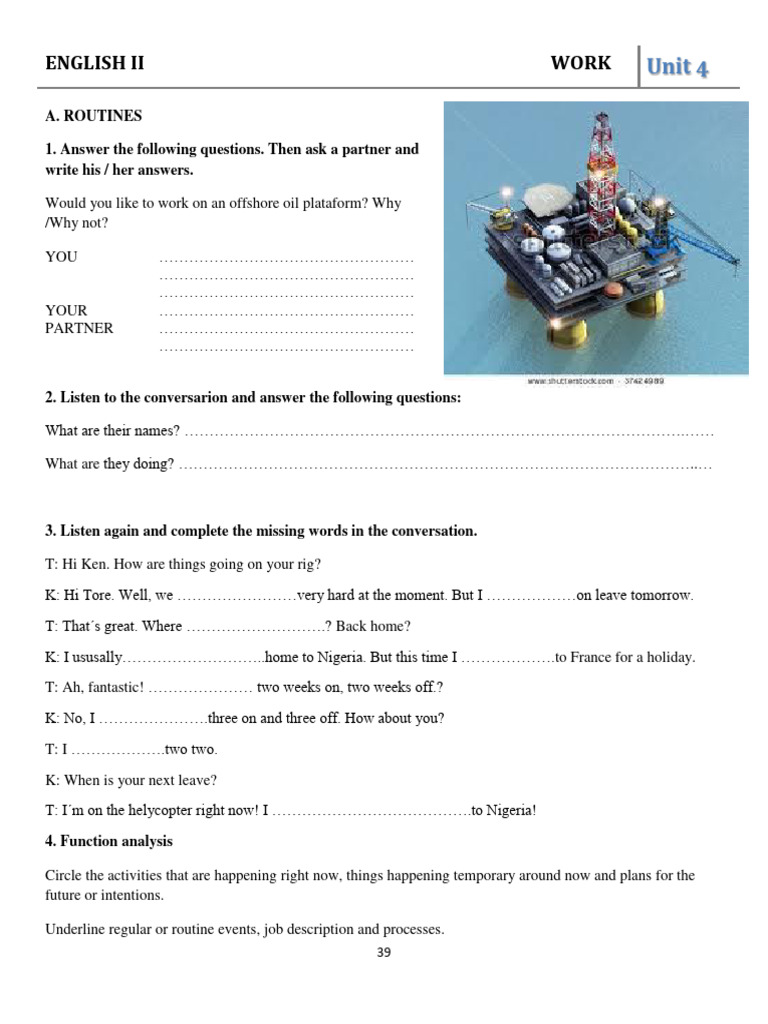 Met Eng2U4 | PDF | Drilling Rig | English Language