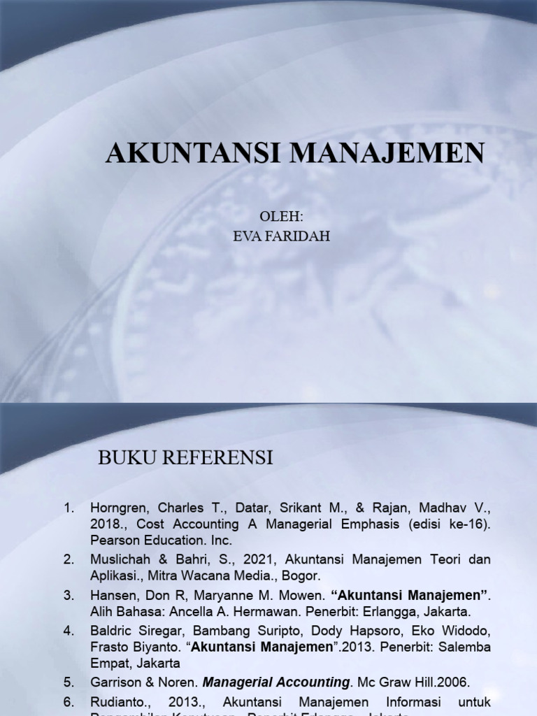 Pendahuluan Dan RPS Akuntansi Manajemen | PDF