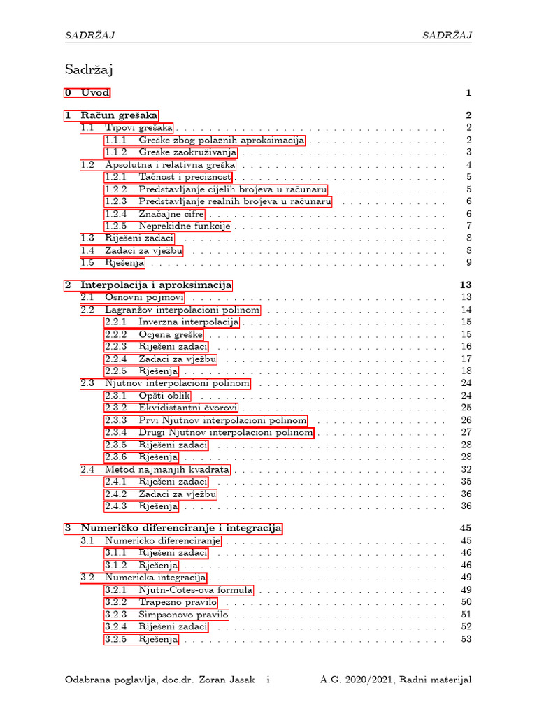 Skripta Odabrana Poglavlja Matematike | PDF