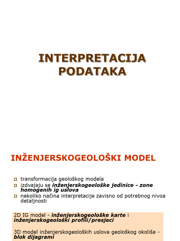 Interpretacija Podataka | PDF