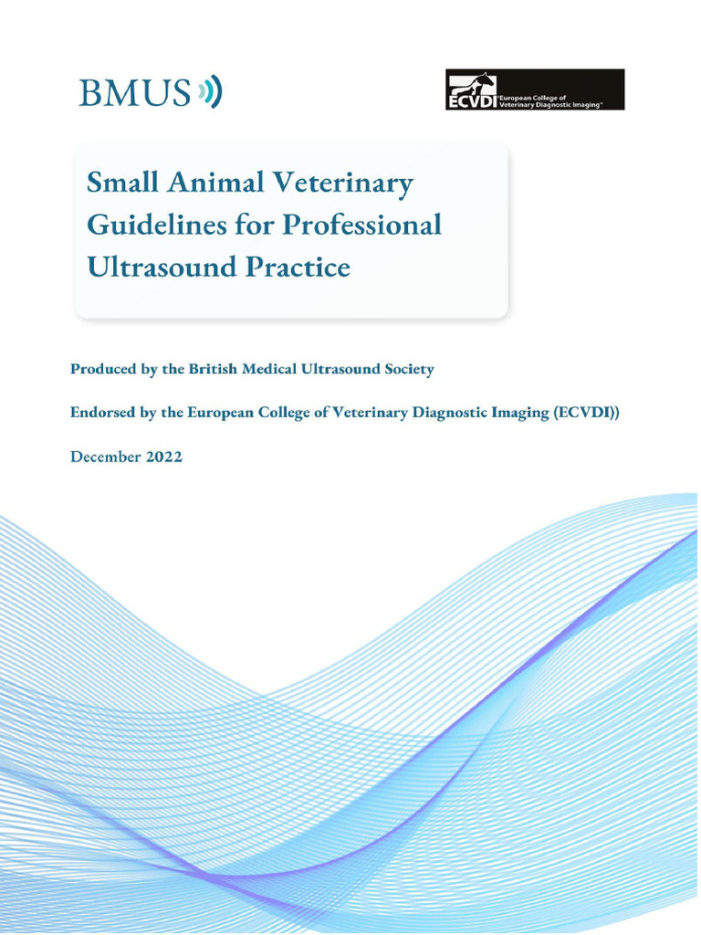 Small Animal Ultrasound Guidelines | PDF | Veterinary Medicine ...