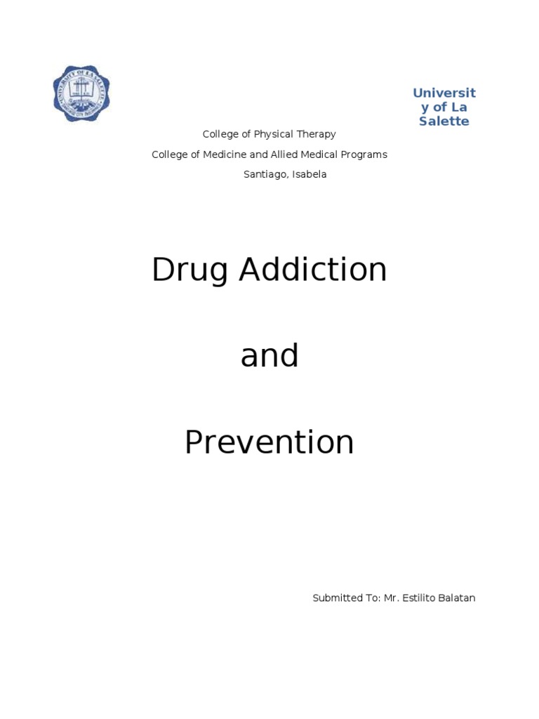 Drug Addiction | PDF | Substance Dependence | Substance Abuse