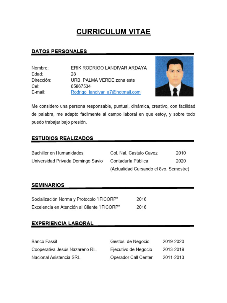 Curriculum Vita1 | PDF