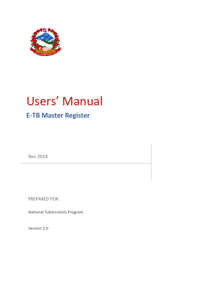 eTB Manual V2.0 | PDF