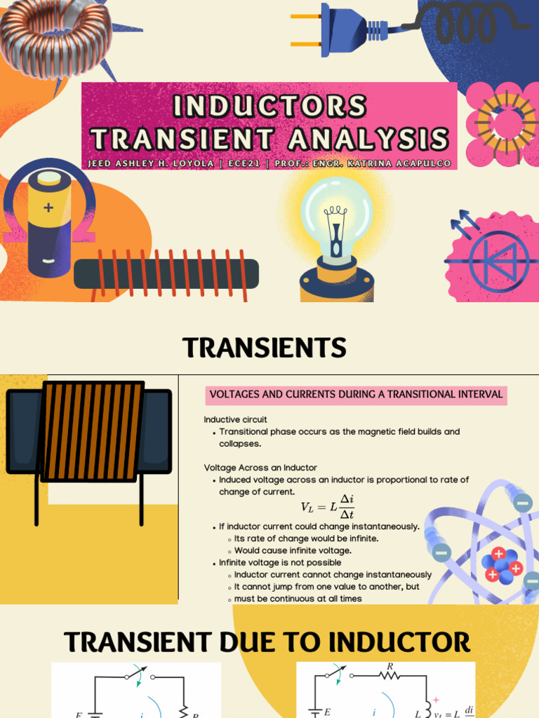 Inductor Transient Analysis Guide | PDF | Inductance | Electrical Network