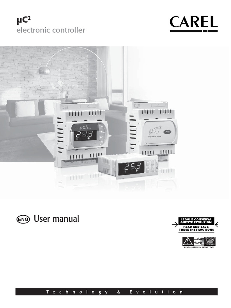 Carel Uc2 Electronic Controller Manual | PDF | Heat Pump | Electrical Engineering