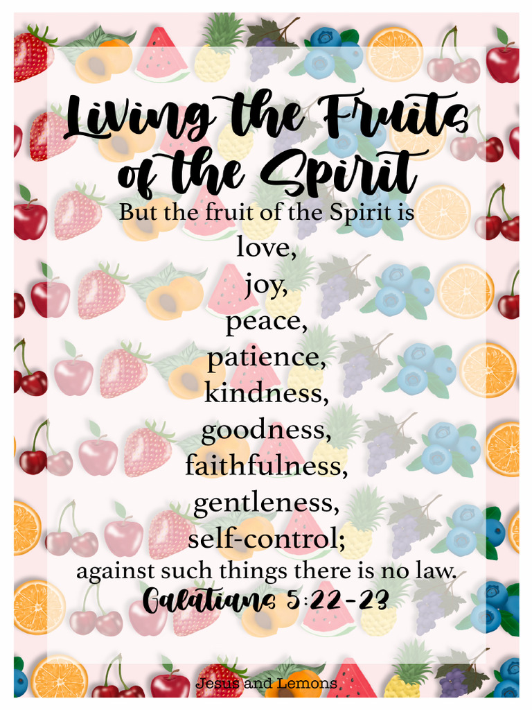 Living The Fruits Part 2 1 | PDF
