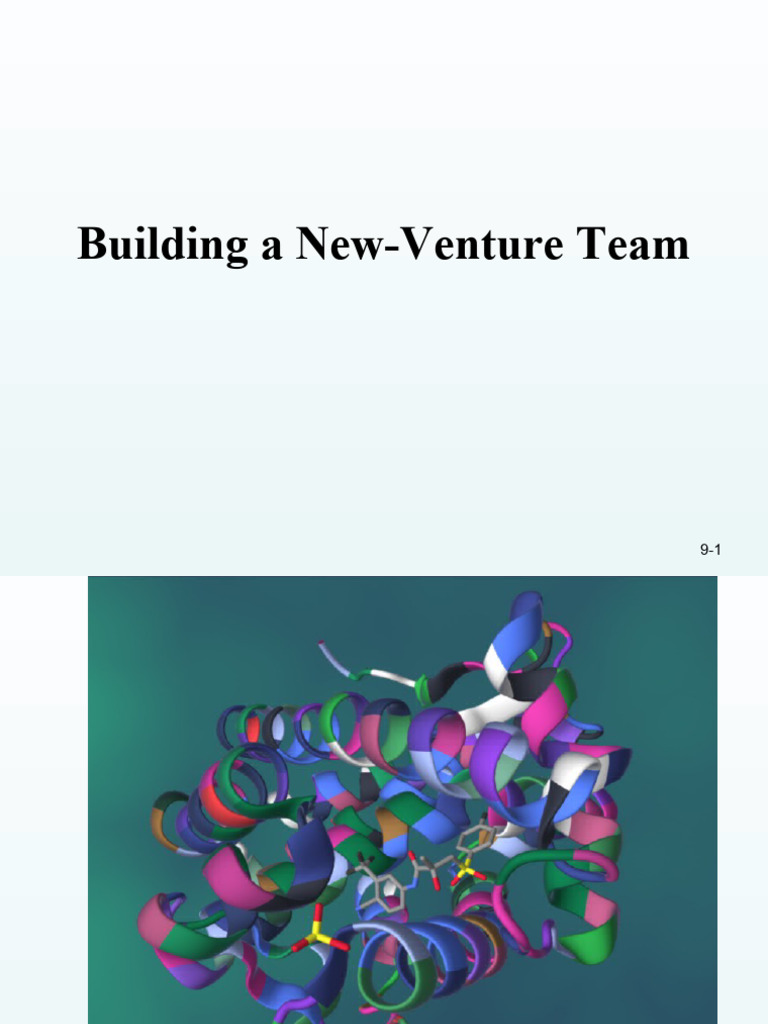 Building A New-Venture Team | PDF | Entrepreneurship | Decision Making