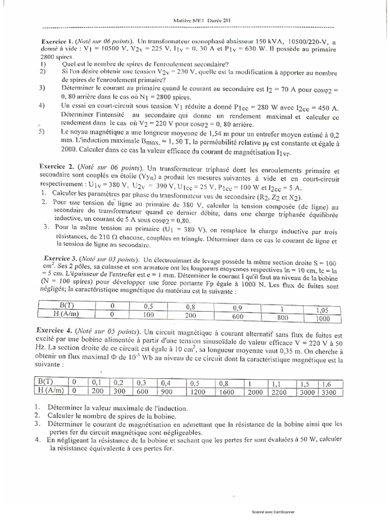 Examen S1 2022-2023 | PDF