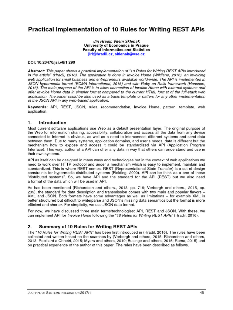 Pengertian API | PDF | Representational State Transfer | Json