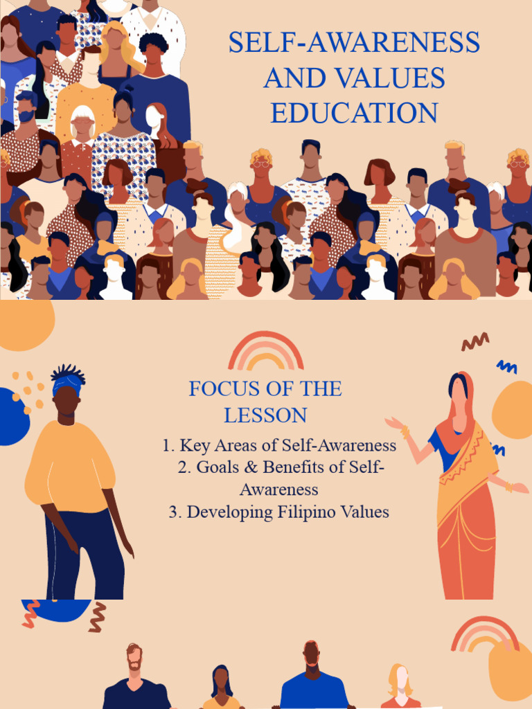 Self Awareness and Values Education | PDF | Psychology | Psychological Concepts