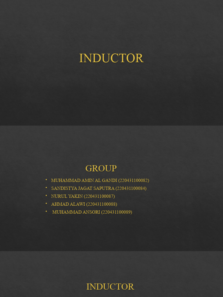 Inductor | PDF