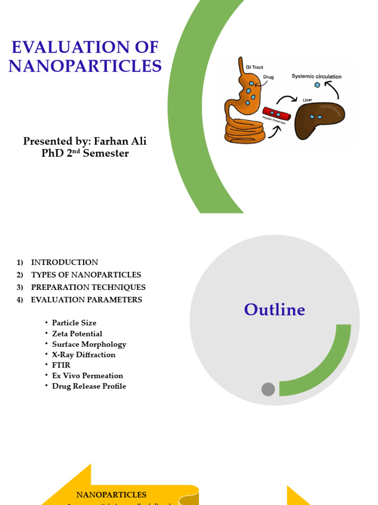 Evaluation of Nanoparticles | PDF