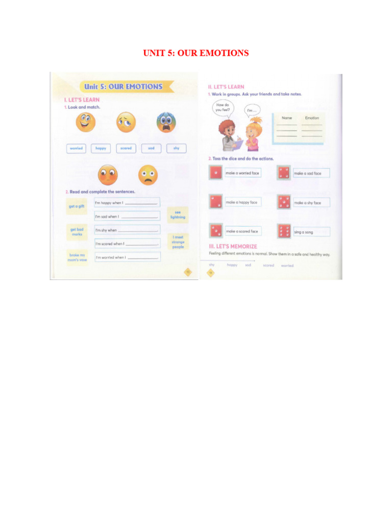 Lesson Plan. SIOP.G5 | PDF | Emotions | Human Communication